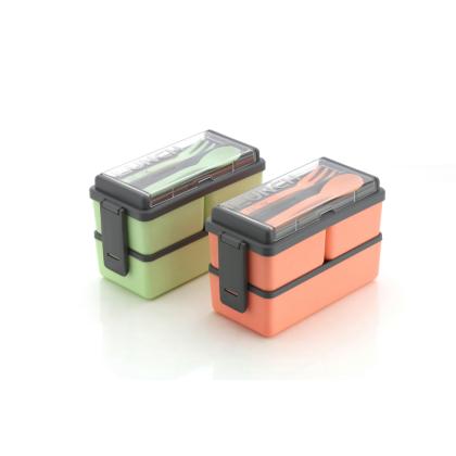 UNICEPT Plastic Dieting Airtight Lunch Box 3 Compartment Tiffin &Push ...