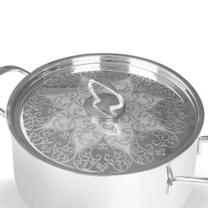 Pradeep champion Stainless Steel Triply Cookpot with SS Design Lid ...