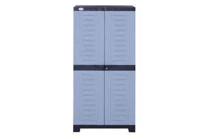 Supreme Furniture Fusion 02 Plastic Cupboard/Almirah/for Home(Charcoal ...
