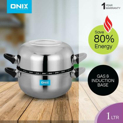 Onix OCP SS 1L Stainless Steel Rice Cooker - JioMart