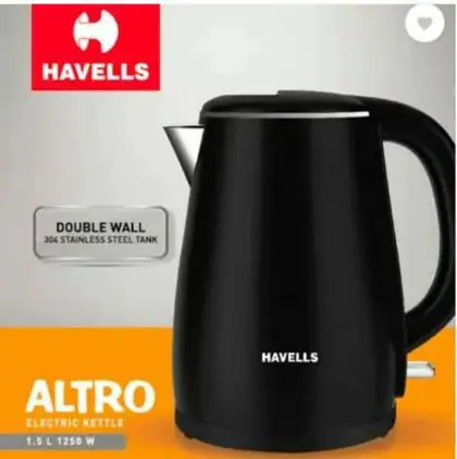HAVELLS Altro Electric Kettle (1.5 L, Black) - JioMart