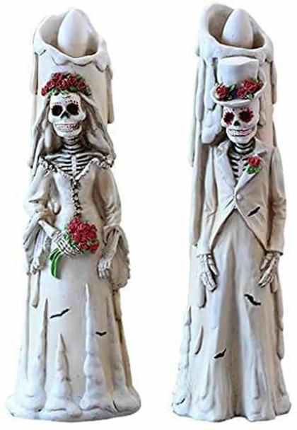 Device of GM Handicrafted Marble Skeleton Couple Wedding Statue Gift ...