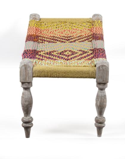 Ikiriya Hamilton Sheesham Wood 2 Seater Maachi Bench| Patio Bench in ...