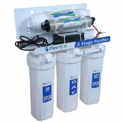 PureMyst 5 Stage Gravity Base Water Purifier With Active Carbon & Uv ...