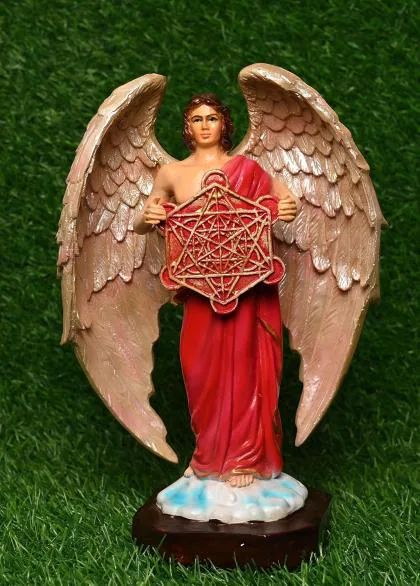 Karighar Multicolor Resin Archangel Metatron Statue Idol Perfect - JioMart