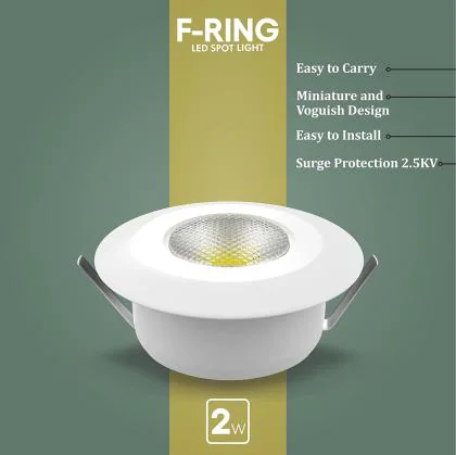 Fybros Blue F Ring Led Spot Pop Lights For Home False Ceiling - 2 Watts ...