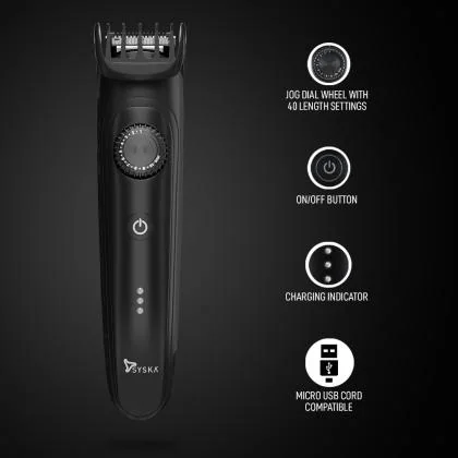 Syska HT900 Trimmer for Men with 120 min Runtime - JioMart