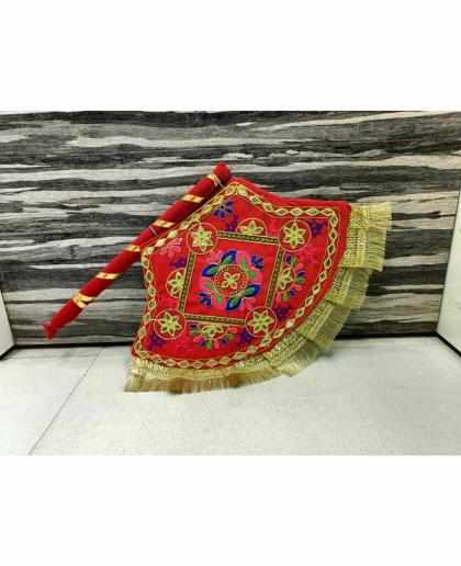 KEDAAR ENTERPRISE Pankha Hand Fan for Wedding or God Worship (Fins ...