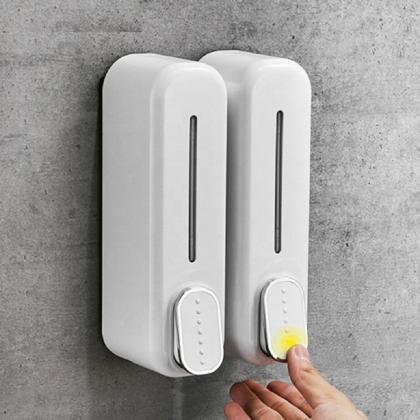 Wall Mount Liquid Soap Dispenser 350 ml (White, 2 Piece) - JioMart