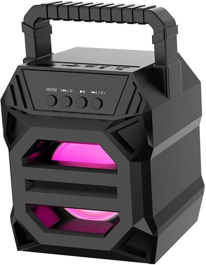 Techel Black Bluetooth Speaker - JioMart