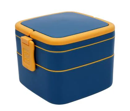 Shivalay 2 Compartment Airtight Lunch Box, Tiffin Box (Blue) - JioMart
