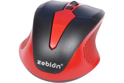 Zebion Glider Candy Wireless Mouse Black&Red,4G Wireless Technology ...