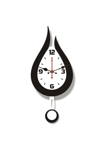 Signamio Black DN 6 MDF with Acrylic 3D Design U Shape Pendulum Wall ...