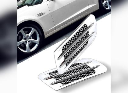 YOURKARTS.COM Car Decorative Air Flow Duct Racing Side Scoop Vent Air ...