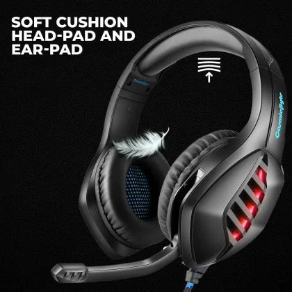 Cosmic Byte GS430 Gaming on-ear wired headphone 7 Color RGB LED with ...