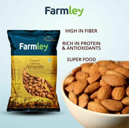 Farmley Premium California Almonds 500g - JioMart