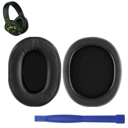 Crysendo Black Leather Headphone Cushion For Boat Rockers 550 Headset ...
