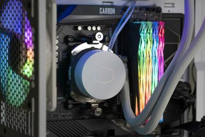 Cooler Master White Masterliquid Ml240L Argb V2 Cpu Liquid Cooler ...