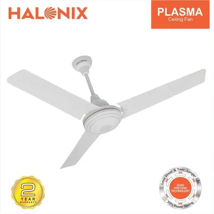 Halonix Plasma BLDC 1200mm 32W Remote Controlled Ceiling Fan (White ...