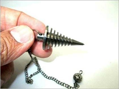 Jet International Black Metal Cone Twisted Coil Dowsing Healing ...
