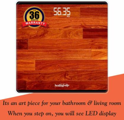 Healthgenie Digital Weight Machine with Magic Hidden Display Magically ...