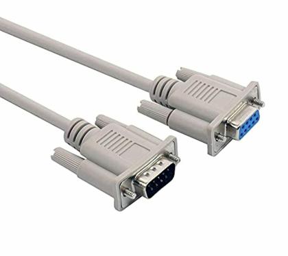 ACCU CABLE 9 Pin Serial Male To Female Extension Cable Lead DB9 RS232 ...
