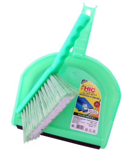 HIC Dustpan with Brush for All Types of Floor ,Table, Kichen slab and ...