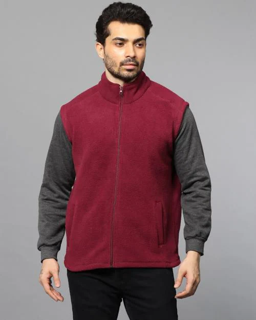 Buy Zip-Front Gilet with Insert Pocket Online at Best Prices in India ...