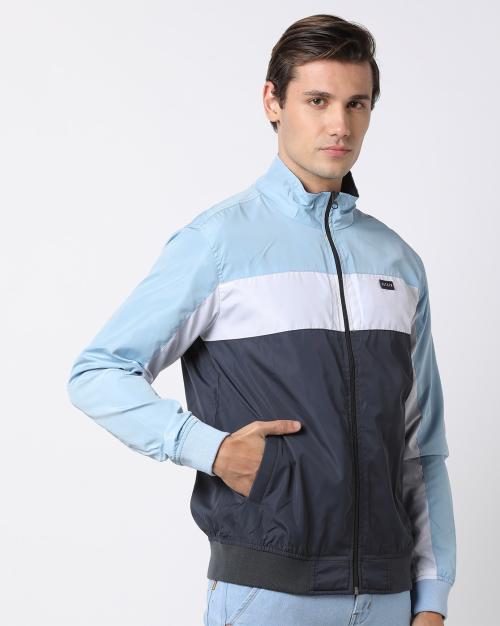 Buy Colourblock Zip-Front Puffer Jacket Online at Best Prices in India - JioMart.