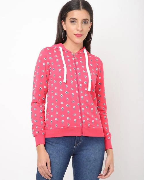 Buy Printed Zip-Front Hoodie Online at Best Prices in India - JioMart.