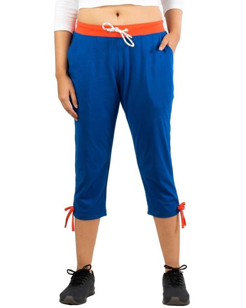 Buy Women Contrast Waistband Capris Online at Best Prices in India - JioMart.