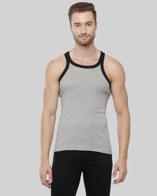 Buy Racerback Vest with Contrast Straps Online at Best Prices in India ...
