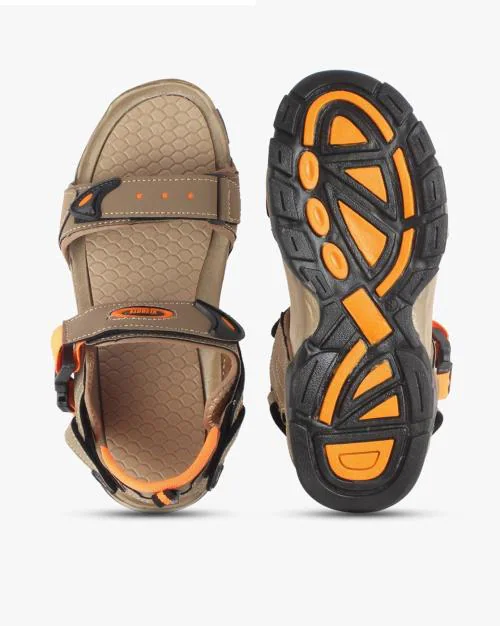 Buy Men Floater Sandals with Velcro Closure Online at Best Prices in ...