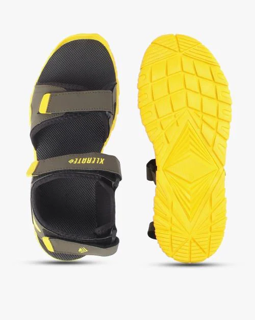 Buy Men Floater Sandals with Velcro Closure Online at Best Prices in ...