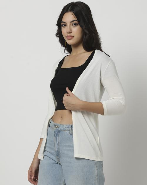 Buy Women Open-Front Shrug Online at Best Prices in India - JioMart.