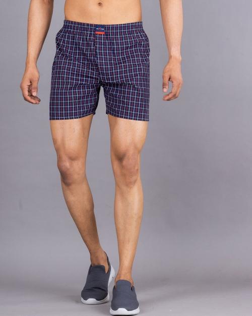 Buy Plaid Checked Boxers Online at Best Prices in India - JioMart.