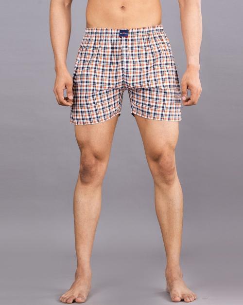 Buy Micro Plaid Checked Boxers Online at Best Prices in India - JioMart.