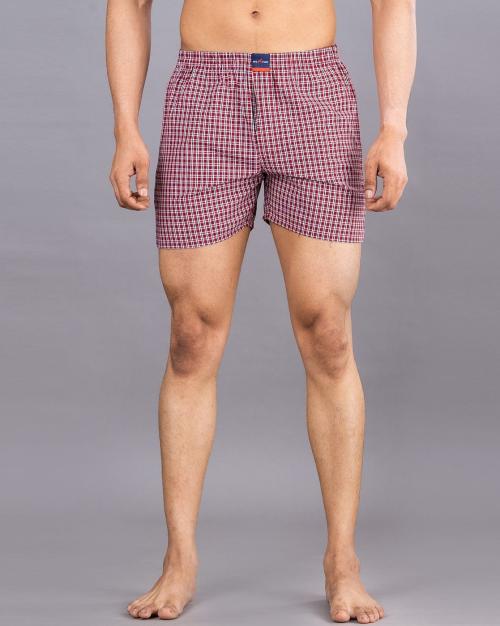 Buy Plaid Checked Boxers Online at Best Prices in India - JioMart.