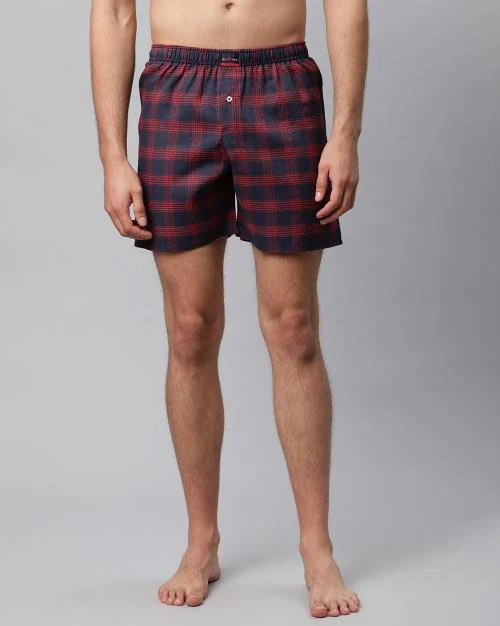 Buy Plaid Checked Boxers Online at Best Prices in India - JioMart.