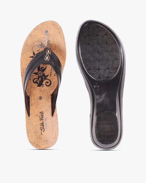 Buy Floral Print Slip-On Wedges Online at Best Prices in India - JioMart.