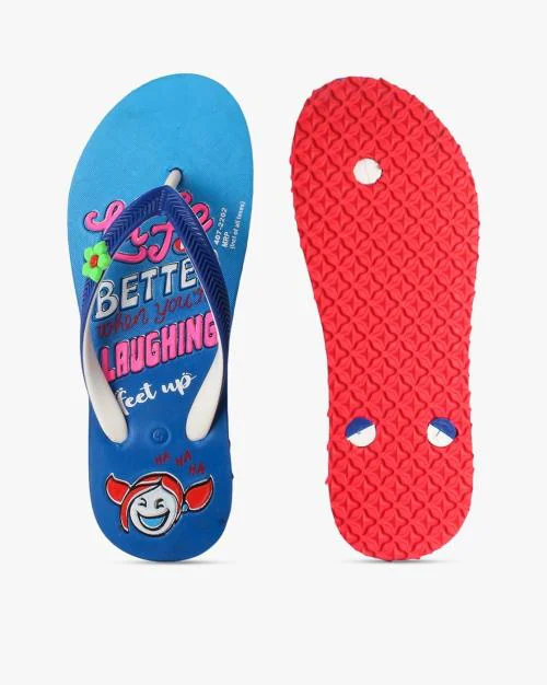 Buy Women Printed Flip-Flops Online at Best Prices in India - JioMart.