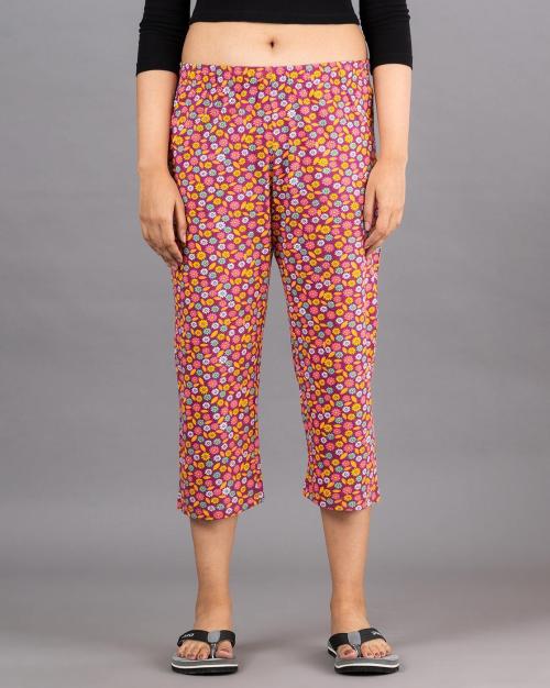 Buy Printed Capris with Slip Pockets Online at Best Prices in India ...