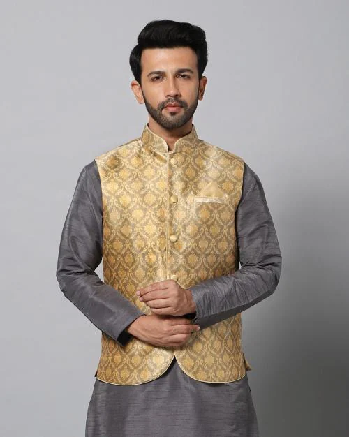 Buy Printed Nehru Jacket Online at Best Prices in India - JioMart.