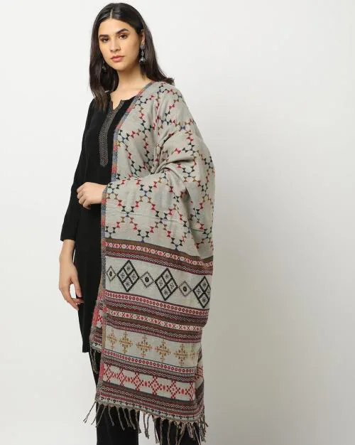 Buy Jaquard Knit Winter Shawls Online at Best Prices in India - JioMart.