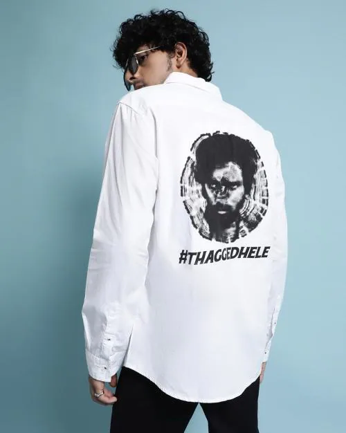 Buy Men Pack of 3 Pushpa Print Slim Fit Shirts Online at Best Prices in ...