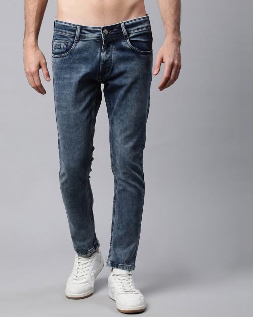 Buy Heavily Washed Slim Fit Jeans Online at Best Prices in India - JioMart.