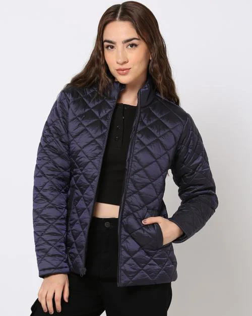 Buy Quilted Zip-Front Jacket Online at Best Prices in India - JioMart.
