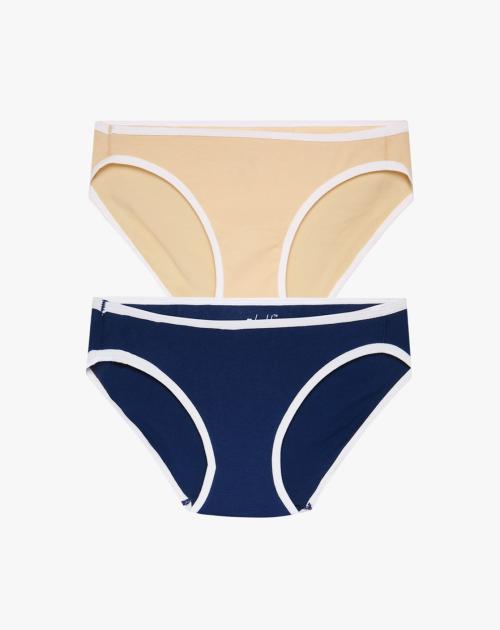 Buy Pack of 2 Briefs with Contrast Hems Online at Best Prices in India ...