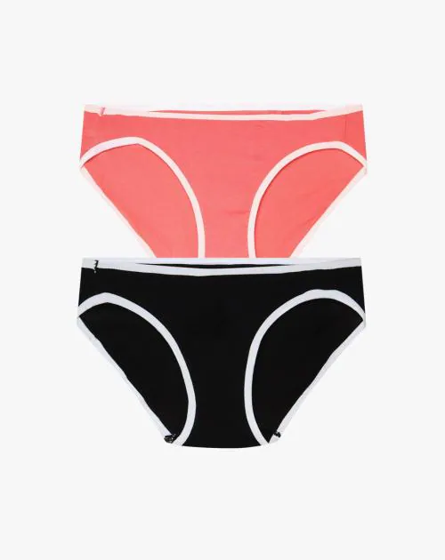 Buy Pack of 2 Briefs with Contrast Hems Online at Best Prices in India ...