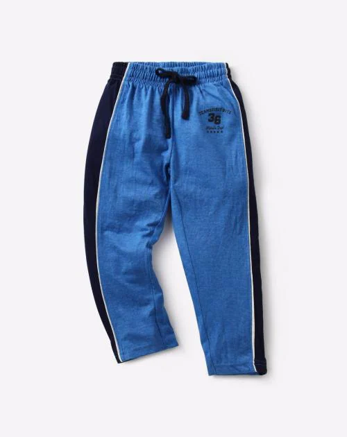 Buy Panelled Track Pants with Drawstring Fastening Online at Best ...